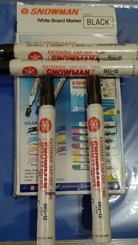 Spidol TG Marker Hitam G12