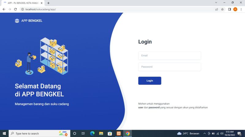 SISTEM INFORMASI MANAJEMEN PERSEDIAAN BARANG & SUKU CADANG ALAT BERAT