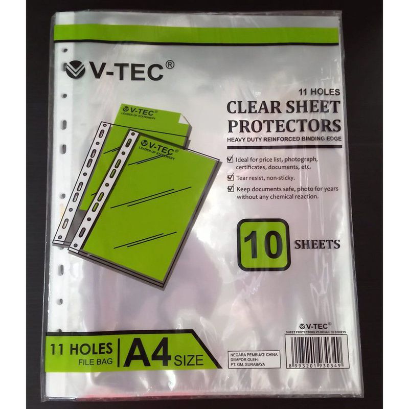 Clean Sheet Protector (A4) Isi 5