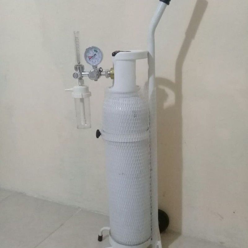 Tabung 1M3 TABUNG OKSIGEN LENGKAP DAN REGULATOR O2 1 m3 Isi Full