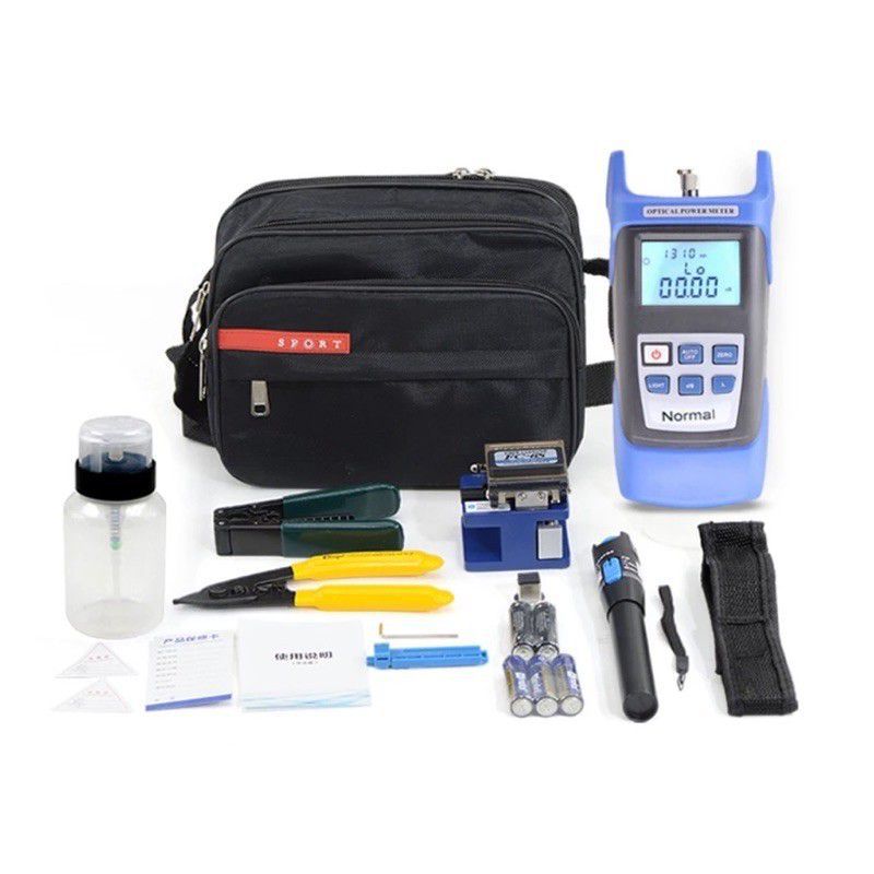 FTTH Tool Kit Set Lengkap OPM VFL Cleaver FO Fiber Optik Tool Kit FO ...