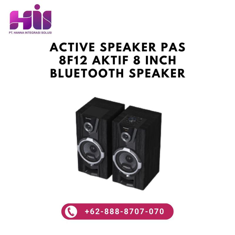 Polytron Active Speaker Pas 8f12 Aktif 8 Inch Bluetooth Speaker Karaoke