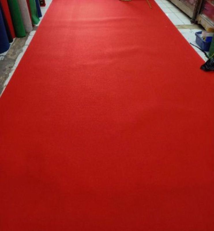 Karpet Brudu Polos BUANA (PER 0.5 METER) - 602 (Merah)