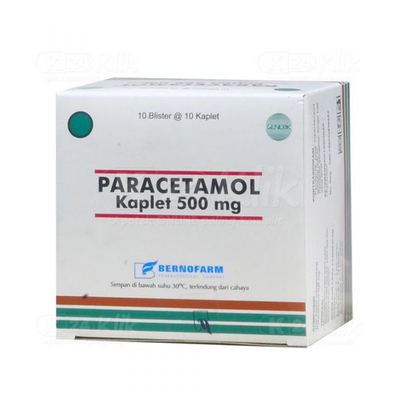 PARACETAMOL 500MG TABLET 100'S / UNTUK MELAYANI PUSKESMAS