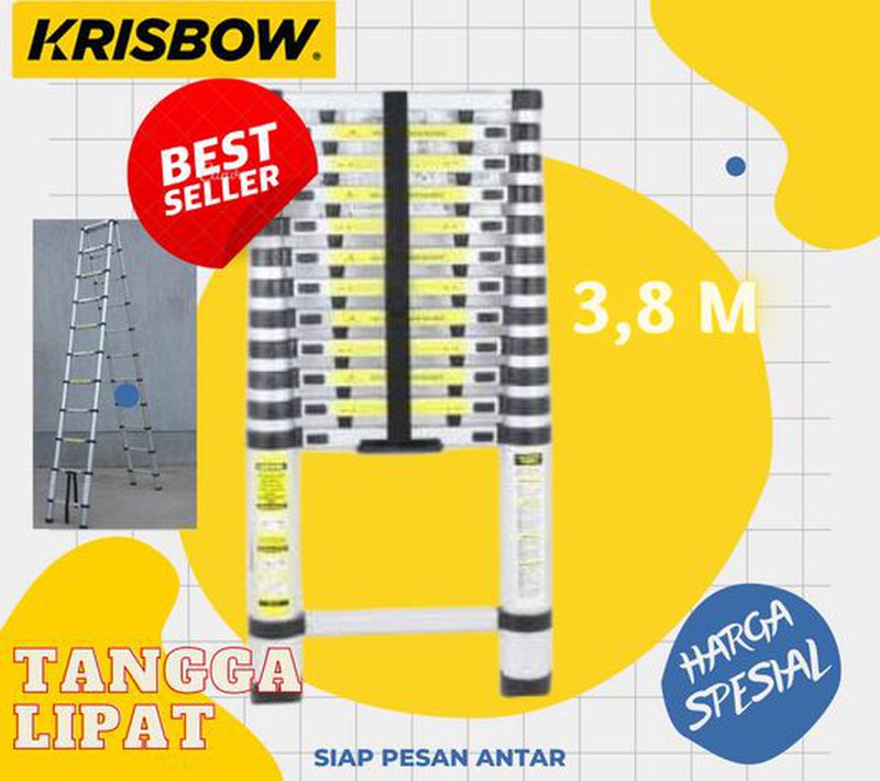 KRISBOW TANGGA LIPAT ALUMINIUM