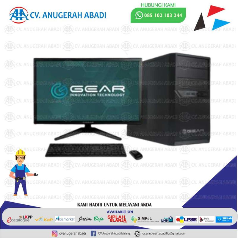 PC CLIENT GEAR GCL-186 TKDN + BMP 42,45%