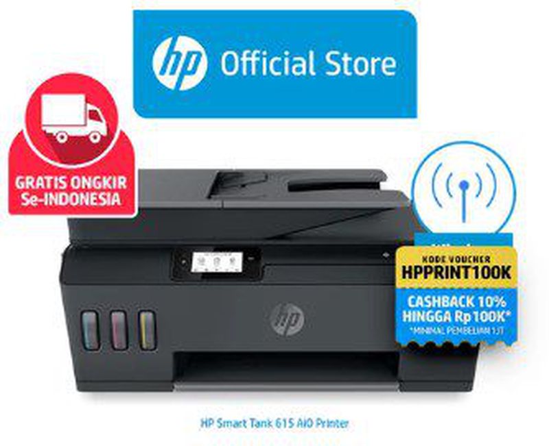 HP Smart Tank 615 All-in-One Printer
