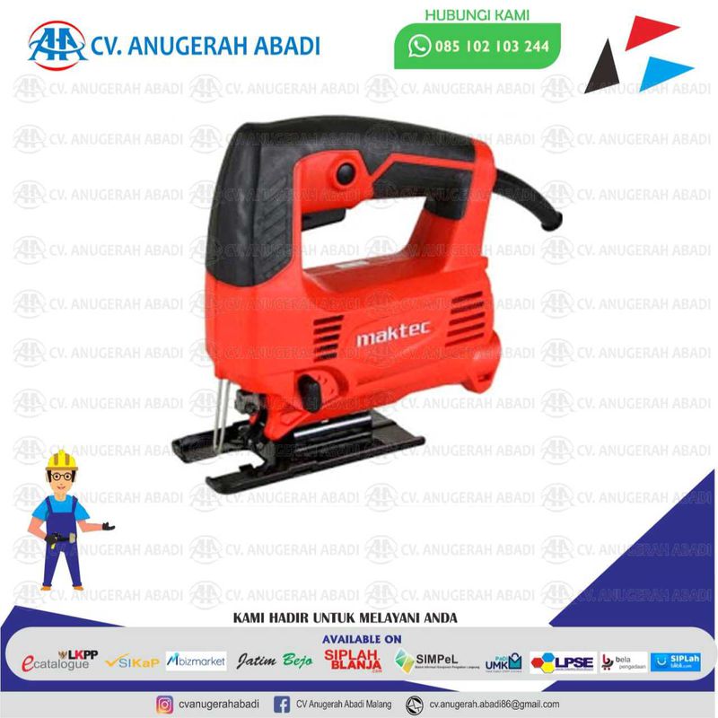Maktec Jigsaw / Mesin Serut Kayu / Serut Kayu Listrik