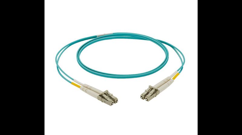 NetKey® 2 Fiber Patch Cord, OM3, LC Duplex, 3m