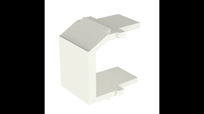 NetKey® Blank Keystone Module, 1 Port, Off White