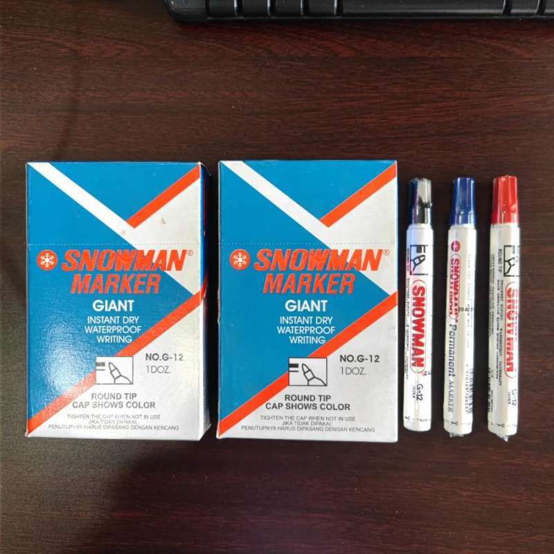 SPIDOL SNOWMAN G-12 PERMANENT MARKER