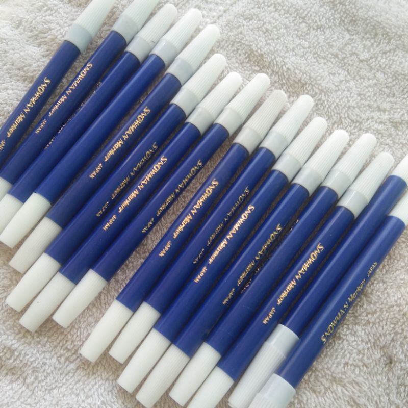 SPIDOL SNOWMAN KECIL BIRU ECER