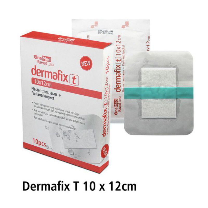Dermafix 10x12 Onemed Plester Transfaran Anti Air