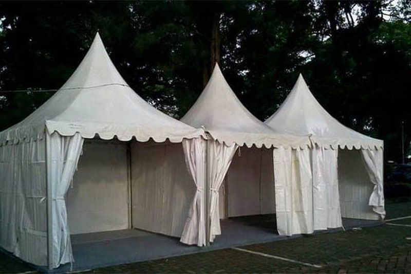 Tenda Sarnafil + Kain penutup dinding - 3x3