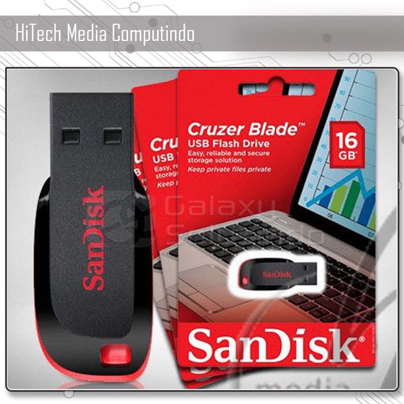 Sandisk Flasdisk Cruzer Blade 16GB