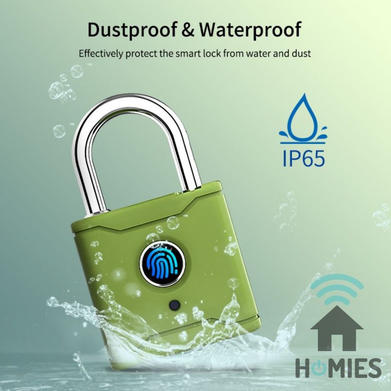Homies Smart Pad Lock (Gembok) - Biru Muda
