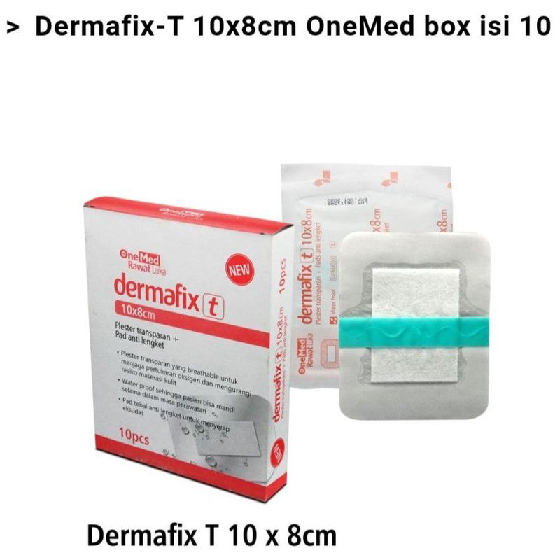 Dermafix 10x8 Onemed Plester Transfaran anti air