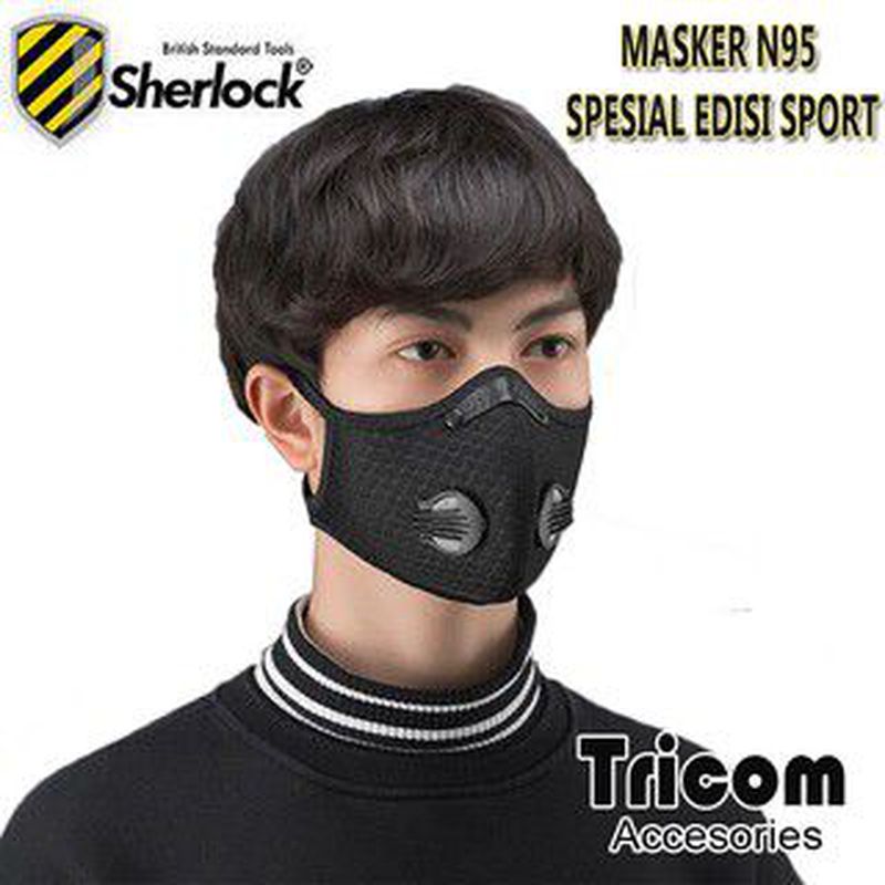 Masker N95 Respirator Dengan Filter Karbon