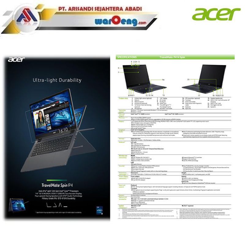 Travelmate P414 Core i7 (TMP414/RN/0002)