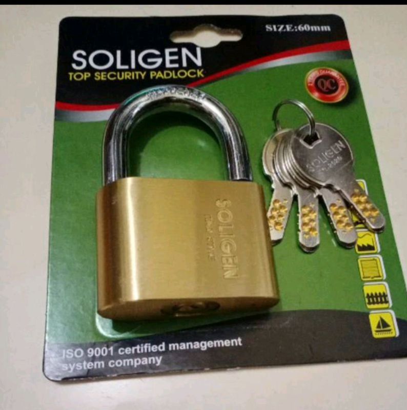 Gembok Kuningan Soligen 60mm