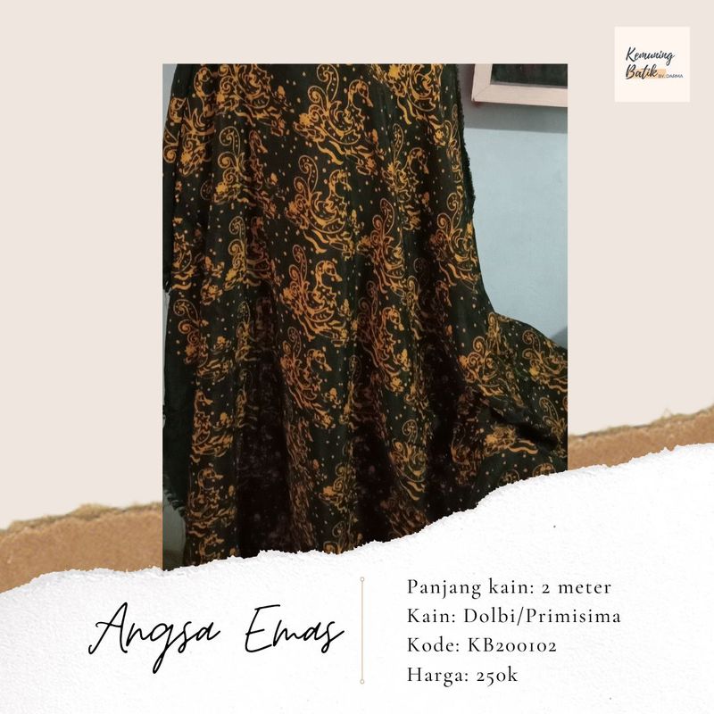 Kain Batik Motif Angsa Emas