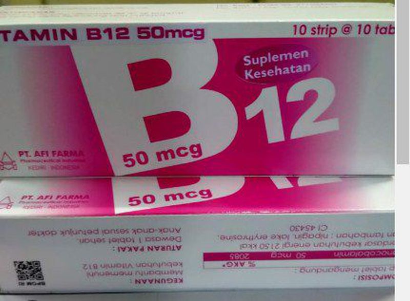 VITAMIN B12 BOX ISI 100 AFIFARMA