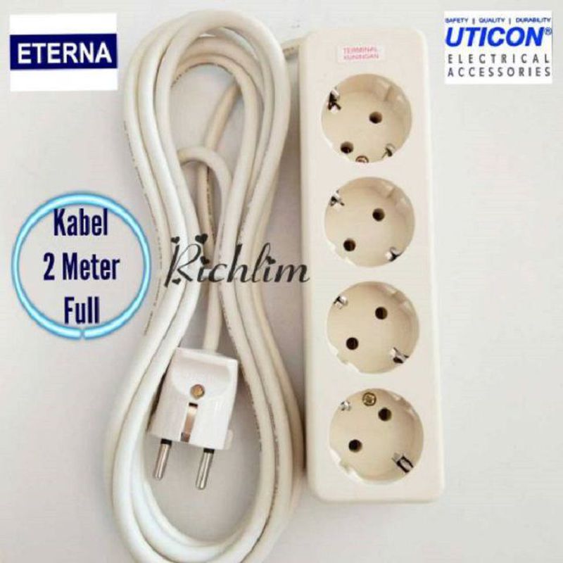 TERMINAL LISTRIK 4 LUBANG 2 METER