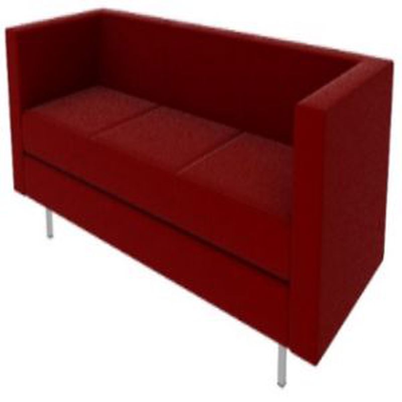 INDOVICKERS SOFA 3 SEATER FABRIC CUBE SF03