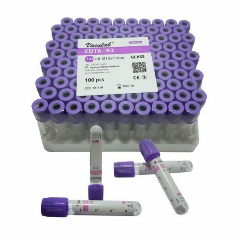 Vaculab EDTA Onemed 3ML @100 Tb
