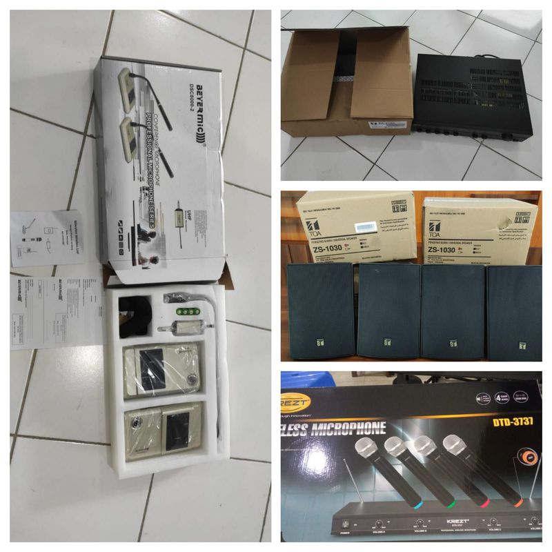 Paket sound system untuk aula/meeting room lengkap jasa instalasi