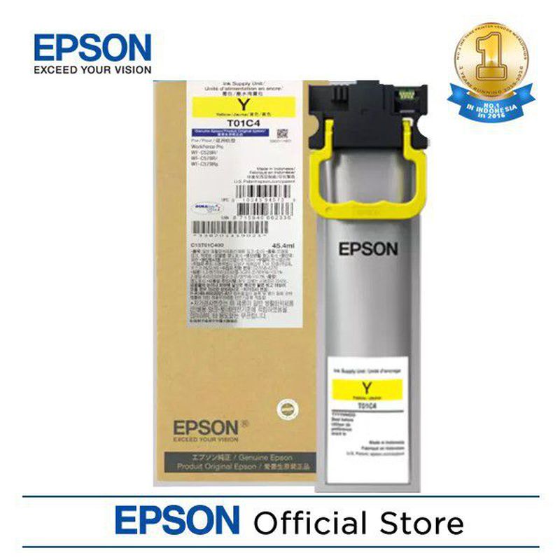 Tinta Epson T04C WorkForce WF-C579R Original Standard - Yellow