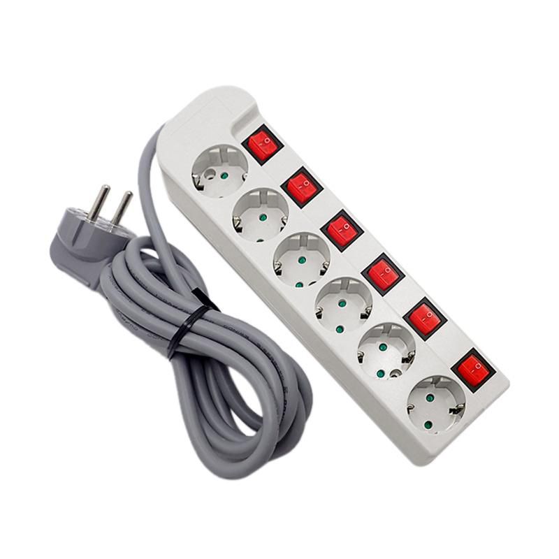 Stop Kontak 6 lubang Merek Uticon