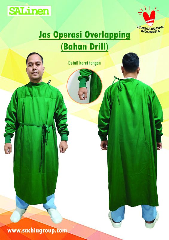 Jas Operasi Overlapping TR Twill