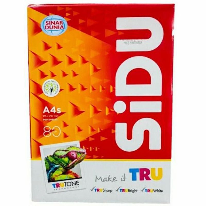 KERTAS A4S SIDU 80 GR