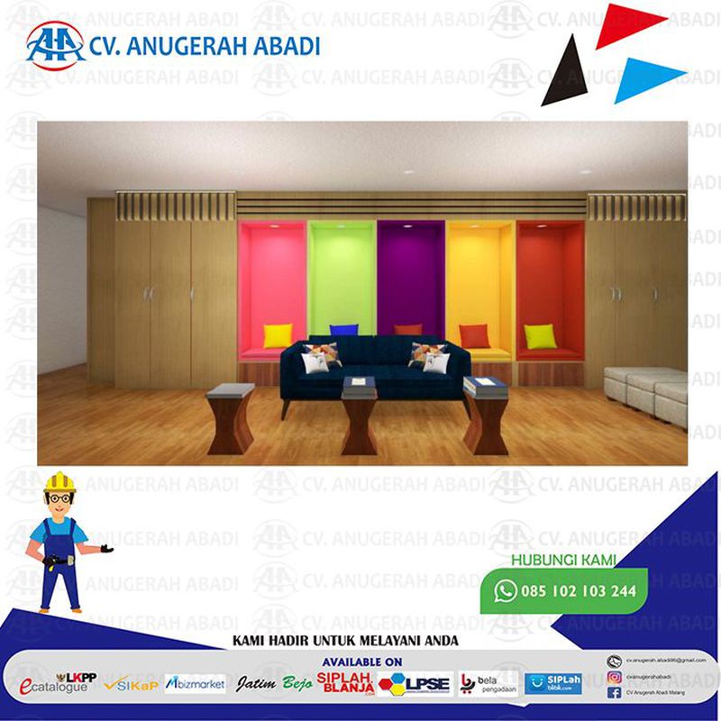 Mebelair Custom / Backdrop Custom / Sekat Ruangan