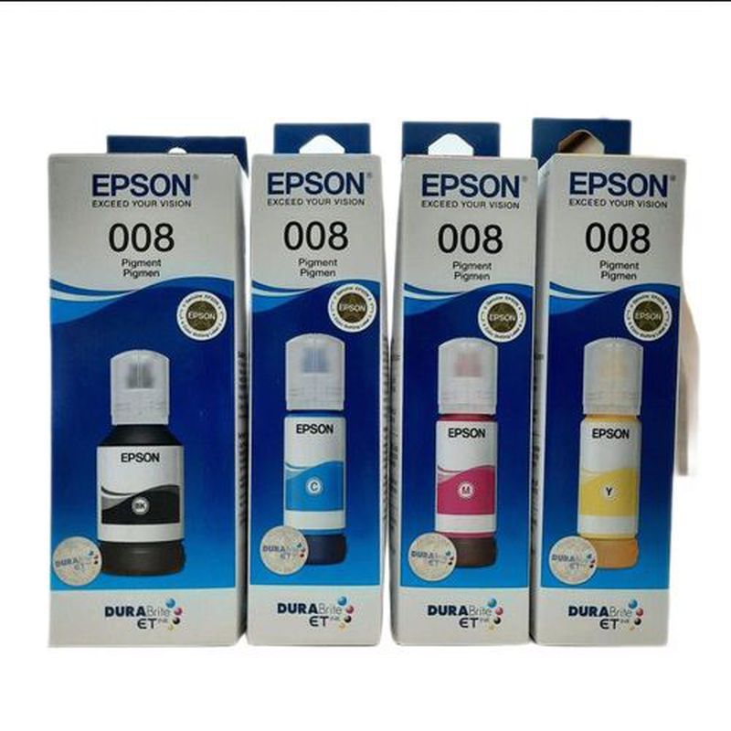 Tinta Epson 008 (1 Set 4 Warna BCMY)