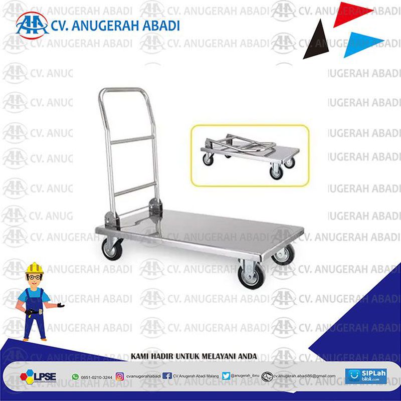 Trolley Stainless Steel Mutu FPT-300