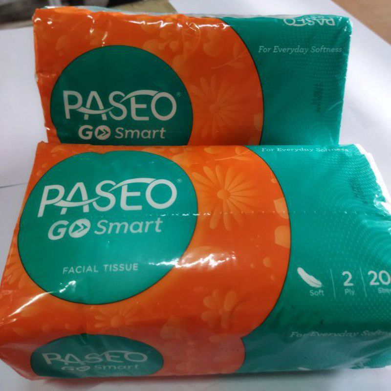 Tisu Paseo Go Smart 200 Sheet | 200 Lembar | 2 ply / Tissu 200 s