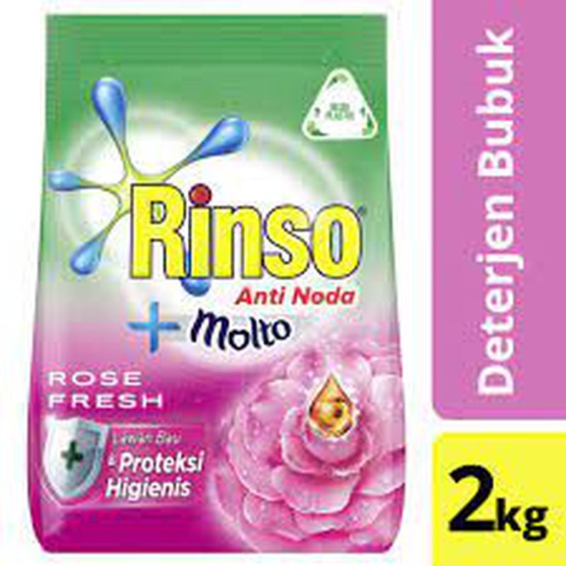 Rinso Molto Bubuk Rose Fresh 2kg