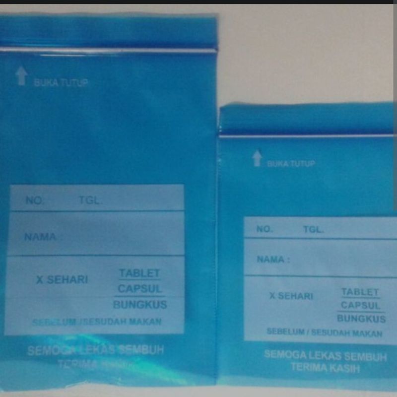Kantong Obat Besar (10*15cm)