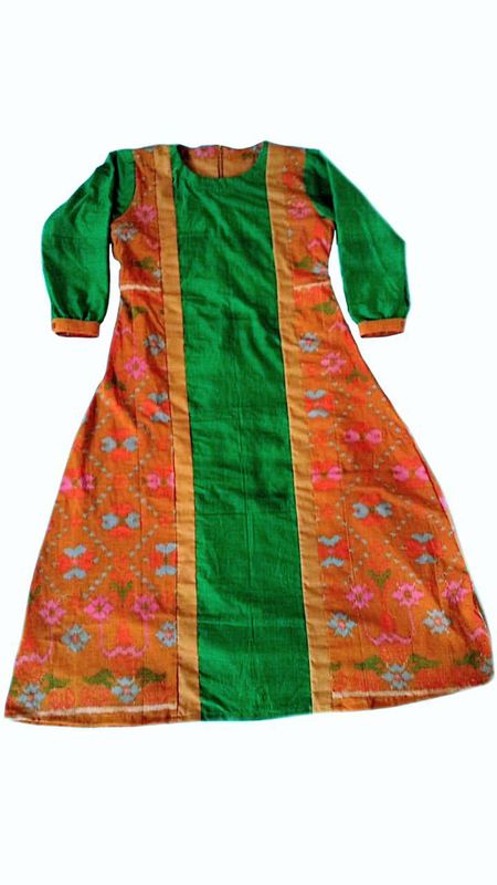 Dress Kombinasi Endek