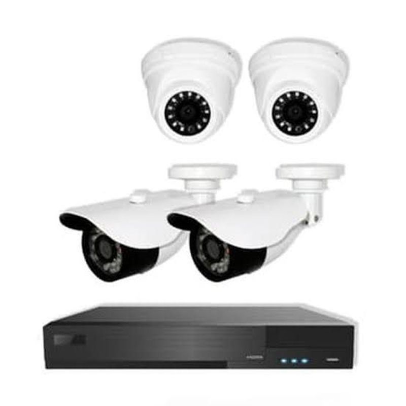 Paket CCTV, DVR, 4Mp, HDD 1 TB Kamera 4 Chanel