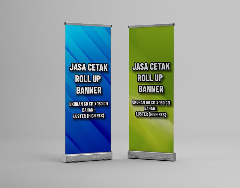 Jasa Cetak Roll-up Banner (Luster)