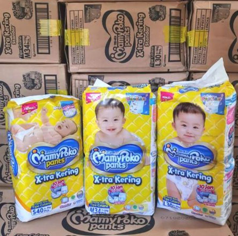 Popok/Pampers ukuran S/M/L/XL,XXL