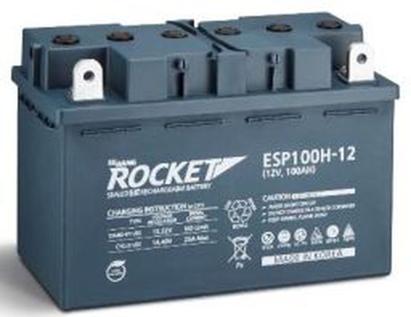 Rocket VLRA Battery 100Ah/12V, ESP 100H-12