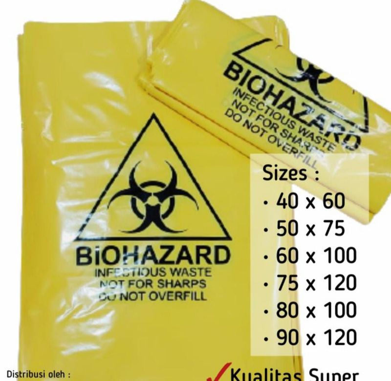 kantong plastik Infeksius 40 x 60 Isi 20 Lembar