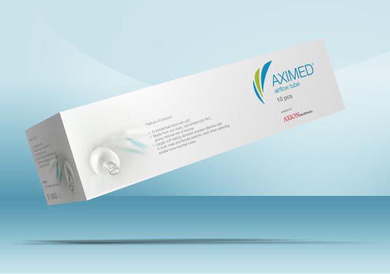 AXIMED AIRFLOW TUBE, ETT WITH CUFF, SIZE 8.0