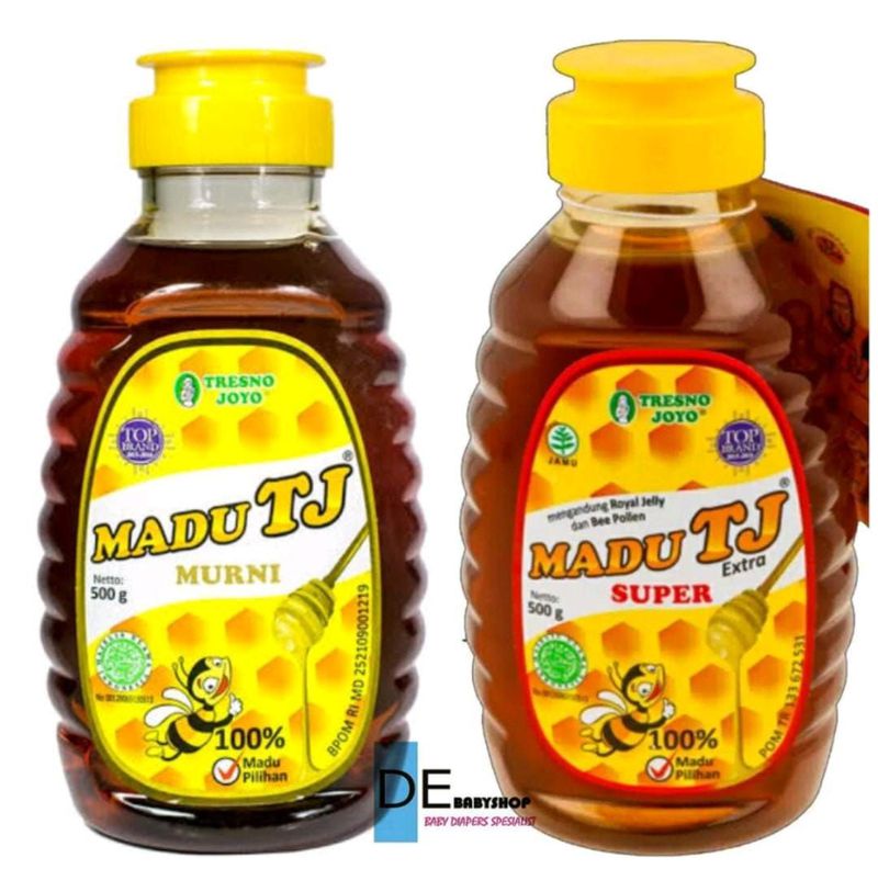Madu TJ Murni / Super 500gr Botol - Madu TJ Super