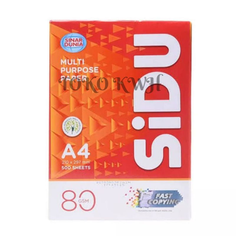 KERTAS A4 - SIDU 80 gsm