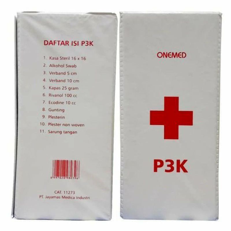 Paket Kotak P3K Onemed Isi Lengkap Peralatan First Aid